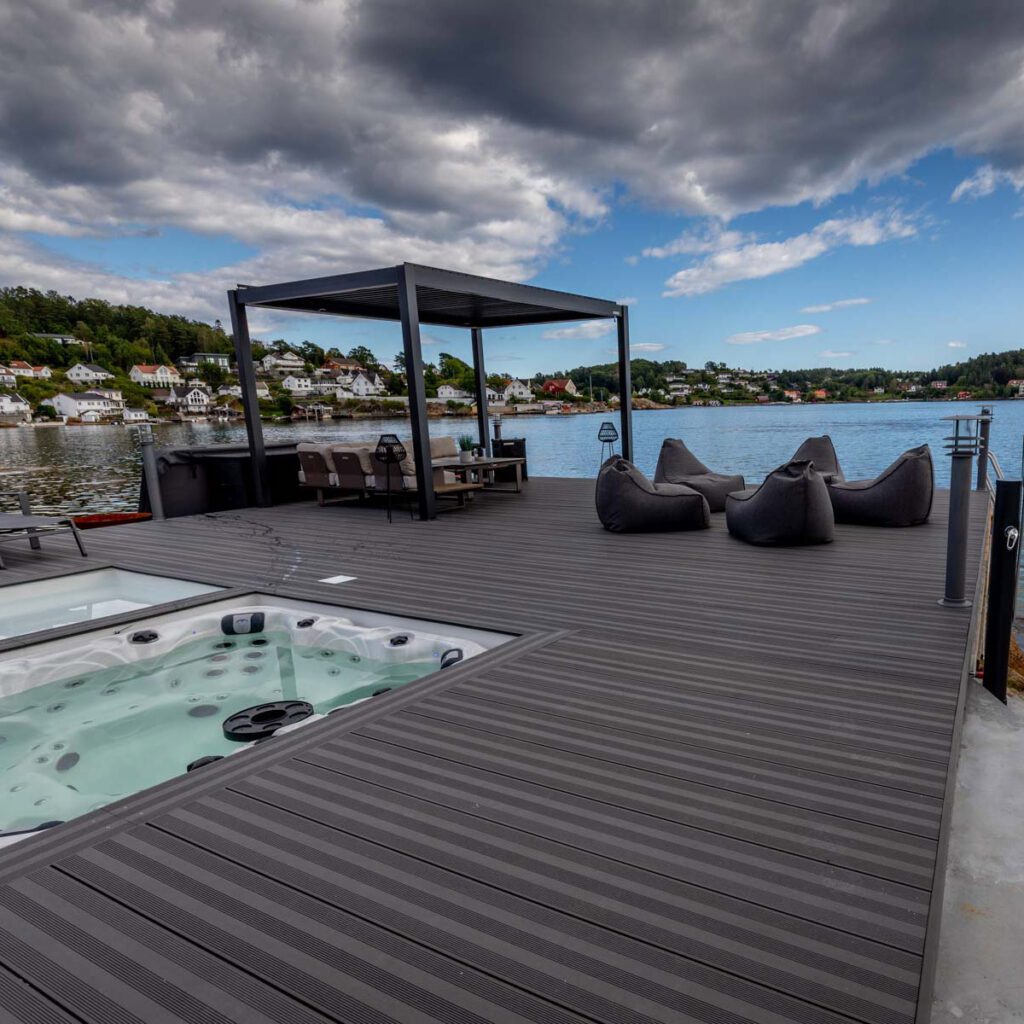 Terrassegulv XXL Buøy Original Grå Kompositt | Terrassekupp