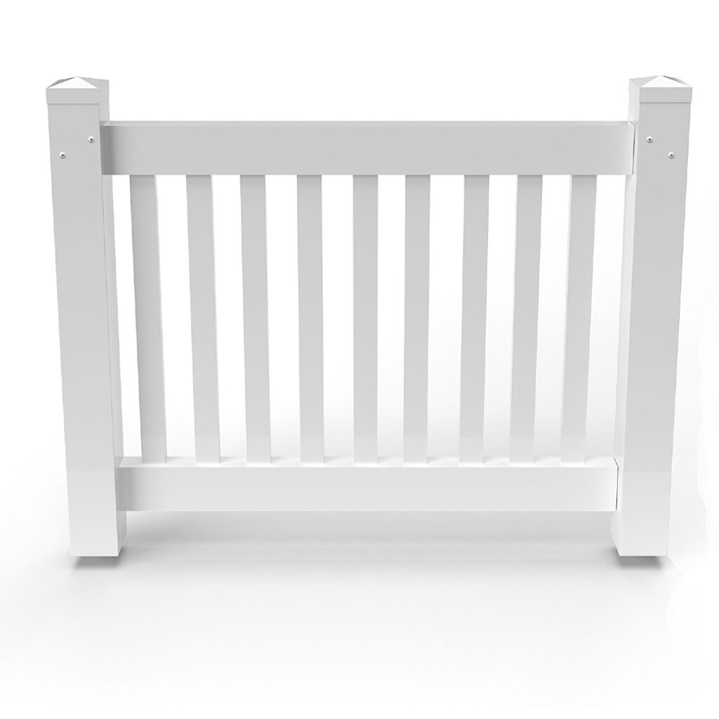 Port til vinylrekkverk 115 cm bredde | Terrassekupp